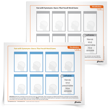 17 Printable Vocabulary-Building Games