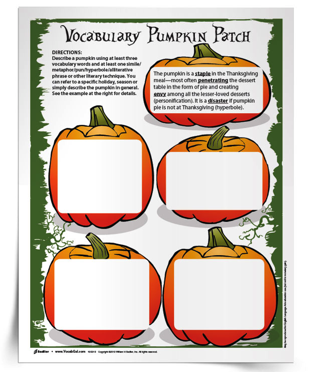 8 Free ELA Halloween Printable Activities