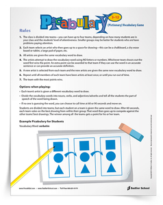 QUICK Vocabulary Review & Practice Activities for Students (Handouts ...