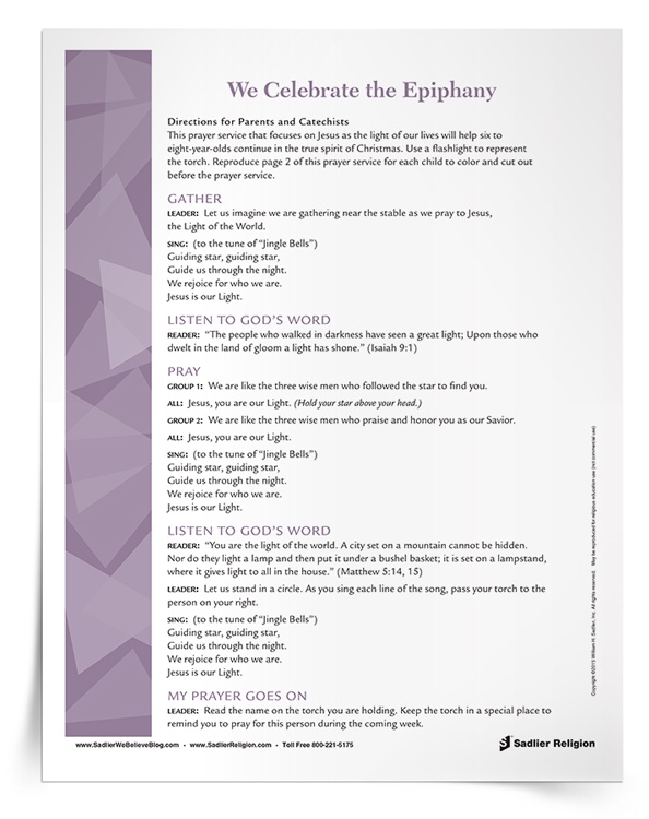 Celebrating the Feast of the Epiphany with Children