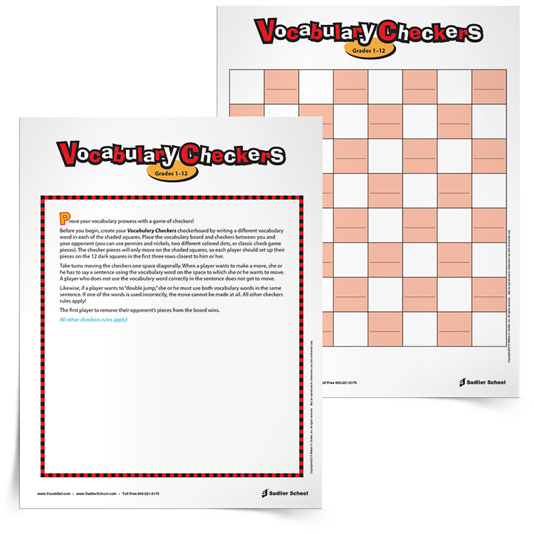 17 Printable Vocabulary-Building Games