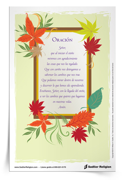 Estampa de oración Oración del otoño | Descarga | Sadlier Religion
