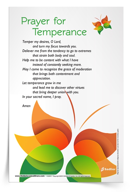 Catholic Virtues Series: The Benefits of Temperance